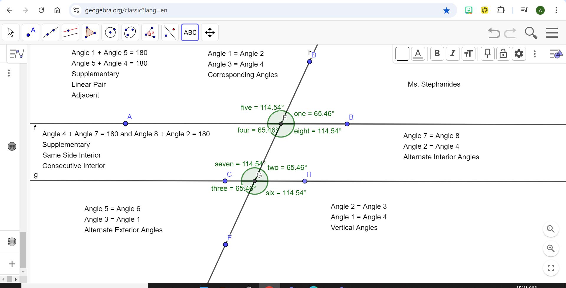 Geometry 2024-2025 – Ms. Stephanides Mathematics Classes